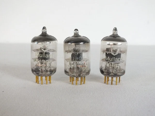 THREE MULLARD E180F Valve Tubes £1.99 - PicClick UK