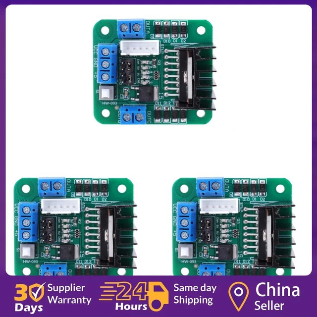 L298N DC MOTOR Driver Module H-Bridge DC Stepper Motor Board for Smart ...