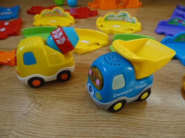 VTECH TOOT TOOT Drivers Toy CRANE 20 ins High + 25x Track + Dumper ...