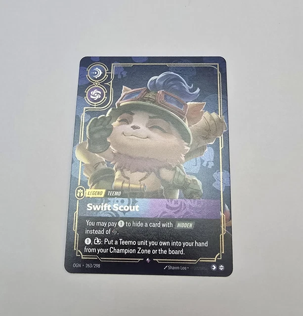 RIFTBOUND: LEAGUE OF Legends TCG Teemo - Swift Scout 263/298 OGN ...