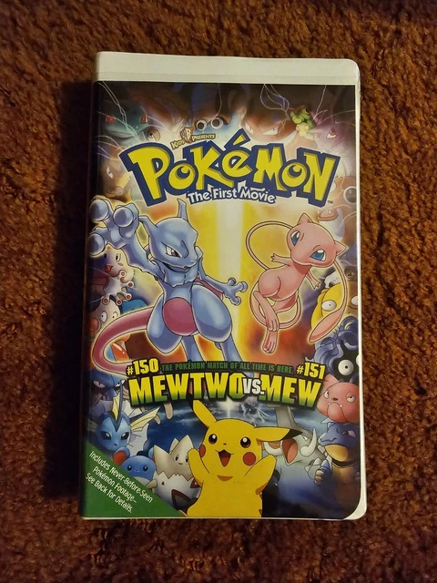 VHS POKEMON THE First Movie Mewtwo VS Mew Clam Shell Video £13.60 ...
