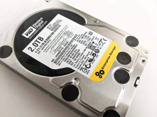 WESTERN DIGITAL WD2003FYYS DCM:HARCHV2AAB 2.0TB 3.5" Sata Hard Drive ...