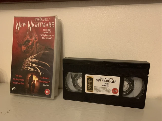 WES CRAVEN NEW Nightmare VHS VIDEO Horror 1994 (1997 Packaging) £5.91 ...