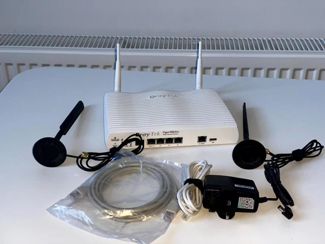 DRAYTEK 2860LN VIGOR Multi Wan FTTC/FTTP 4G router wireless - bianco ...