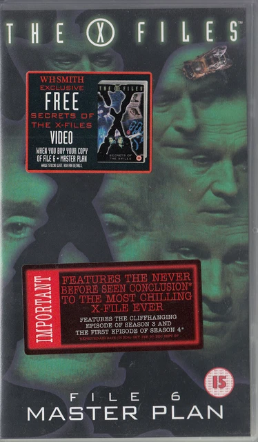 THE X-FILES - 'File 6 Master Plan' VHS Video Tape & Collector's Card £0 ...