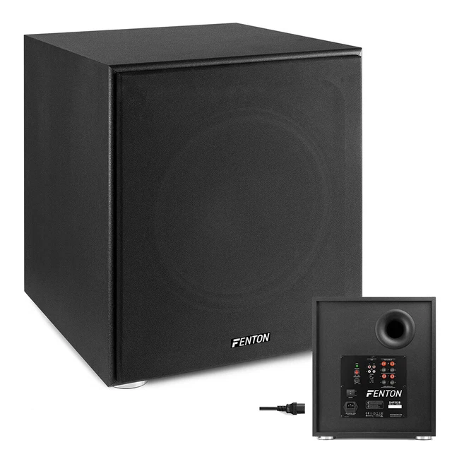 SHFS12B ACTIVE SUBWOOFER Powered Bass Speaker for Home Theatre Hi-Fi System 12" £185.00 ...