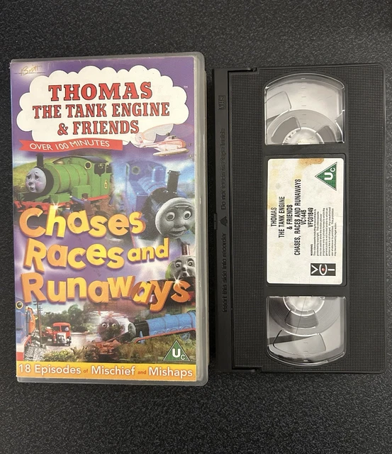 VHS THOMAS THE Tank Engine And Friends Chases Races And Runaways ...