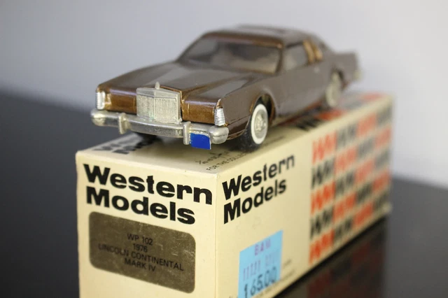 WESTERN MODELS LINCOLN Continental Mark IV 1976 Référence WP102 Echelle ...