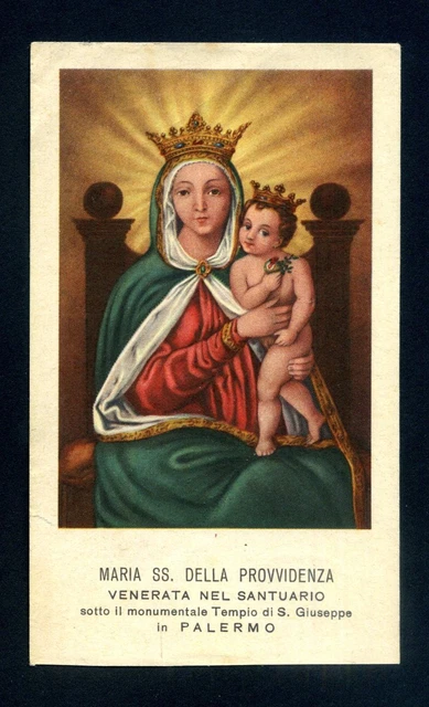 SANTINO - IMAGE PIUSE - HOLY CARD Madonna S.S VERGINE MARIA EUR 6,00 ...
