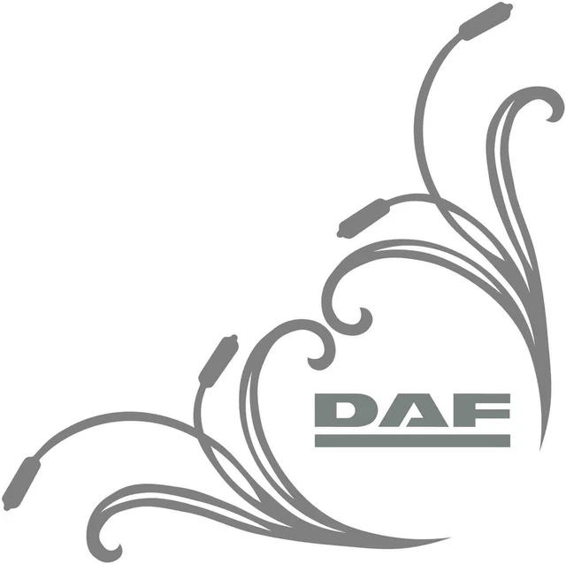 DAF TRUCK CAB Window Stickers Decals Graphics x2 £110.99 - PicClick UK