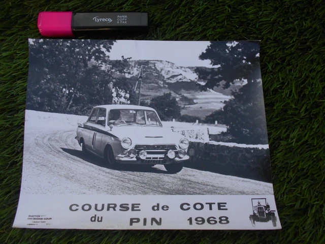 FORD CORTINA LOTUS/ARCHIVE Photo Original Automobile/Course De Cote Du ...