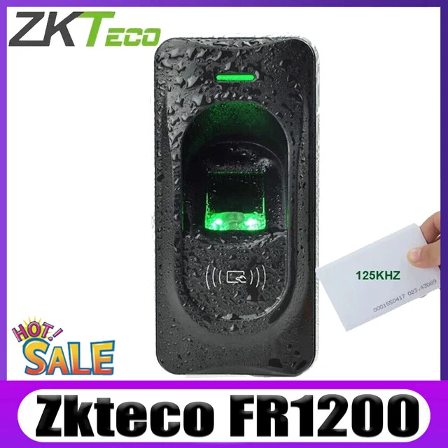 ZKTECO FR1200 FINGERPRINT And RFID Card Reader For InBIO/F18/F8/TF1700 Access $108.32 - PicClick CA
