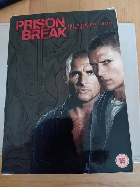 PRISON BREAK - Series 1-4 - Complete (Box-set) (DVD, 2012) £7.99 ...