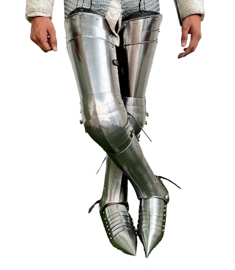 MEDIEVAL GOTHIC LEG full armor with shoes, viking epic cosplay,knight ...