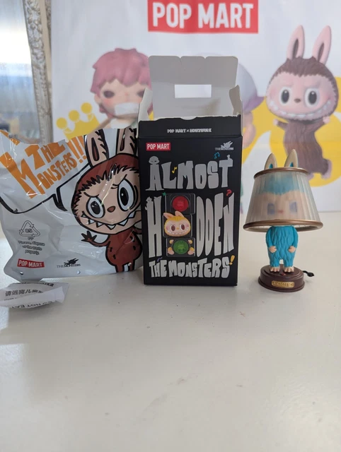 POP MART THE Monsters Labubu Blind Box Figure Almost Hidden Series Lamp ...