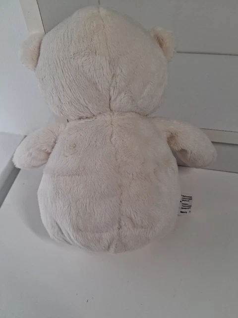 SAINSBURY'S, GROW & Play Cream teddy bear Plush. Approx 10" Tall. Used ...