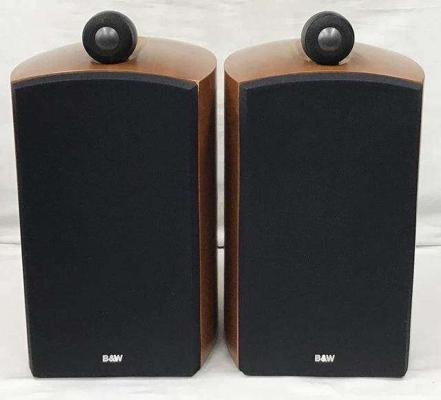 (US DUTY FREE) Bowers & Wilkins Nautilus 805 MY Cherry Wood Bookshelf ...