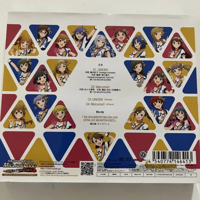 B33281 USED CD THEIDOLM @STERMILLIONTHE @TERGENERATION11UNION!! (CD+Blu ...