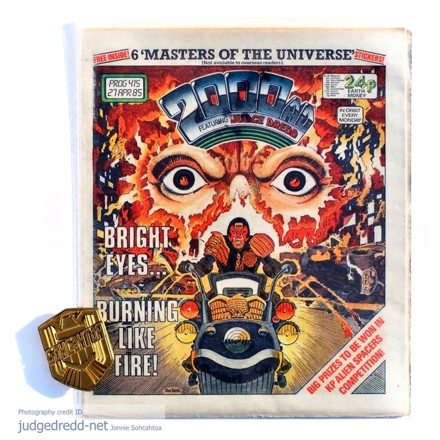 2000AD PROG 415 Judge Dredd Comic Book Issue Very Good to Excellent ...