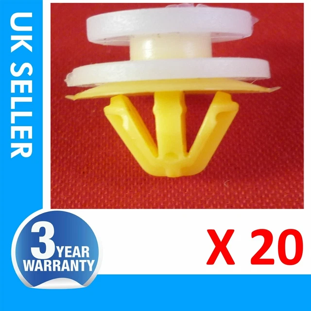20 X DOOR MOULDING TRIM Wheel Arch CLIPS FOR LAND ROVER DISCOVERY 3 ...