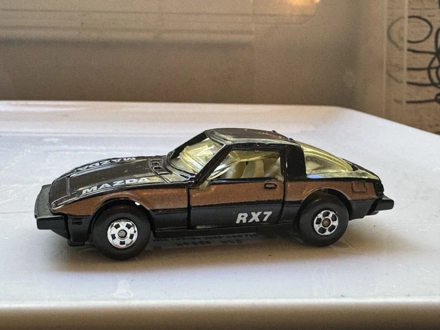 MATCHBOX SUPERFAST MAZDA RX-7 Black & Gold 1979 No. 31 Hong Kong Lesney ...