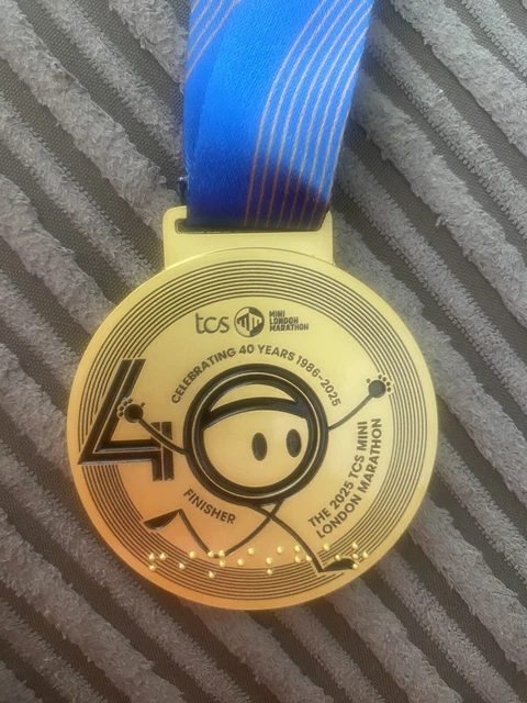 2025 TCS MINI marathon finishers medal! £26.72 - PicClick UK