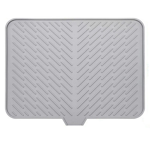 DISH DRYING MAT Functional Design Unique Drain Spout Design For ...