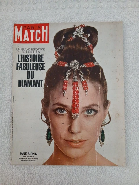 PARIS MATCH N°1080 17/01/70 Birkin Cassius Clay Diamant Guérin NASA ...