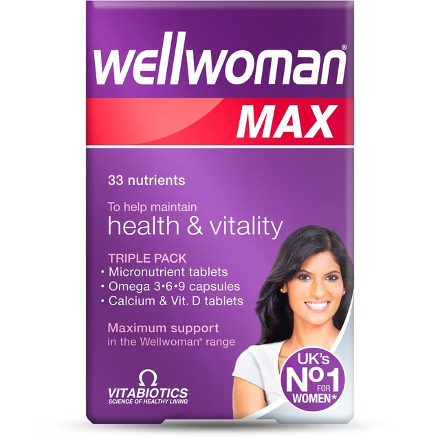WELLWOMAN MAX MULTIVITAMIN Tablets for Women, Maximum 84 count (Pack of ...