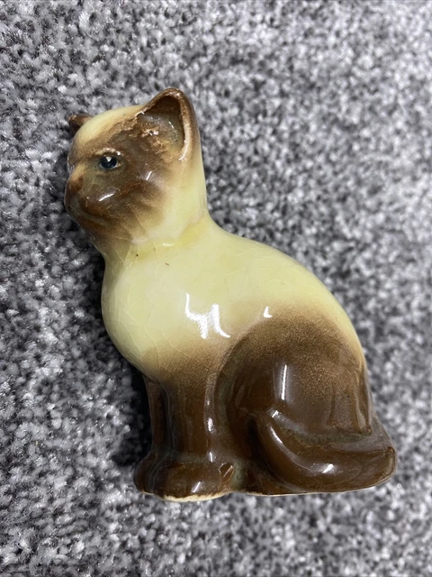 RARE VINTAGE SYLVAC Small Siamese Cat Kitty Kitten. No Markings £9.99 ...