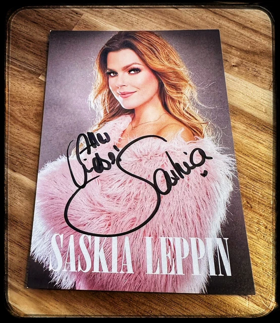 NEU * AUTOGRAMMKARTE von Saskia Leppin * Schlager * BRAND NEU 2025 EUR ...