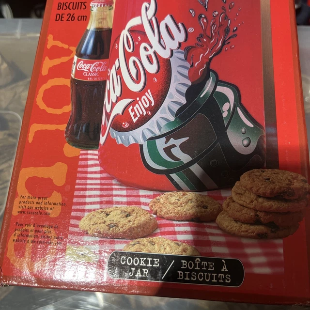 COCA-COLA CERAMIC COOKIE Jar Shaped Like Coke Can $48.97 - PicClick CA