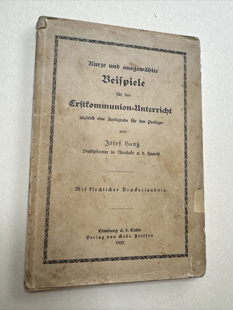 ESEMPI DI LEZIONE Prima Comunione 1925 Josef Hanß EUR 20,00 - PicClick IT