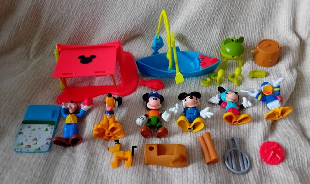 DISNEY MICKEY MOUSE Clubhouse Camp Site Adventure Set Toy + Figures ...