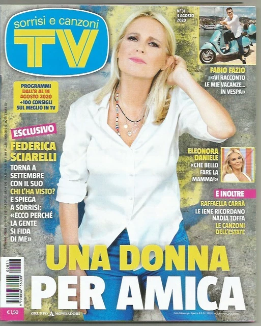 RIVISTA SETTIMANALE-SORRISI E Canzoni Tv-N.31-4 Agosto 2020-Gruppo Mondadori EUR 2,00 - PicClick IT