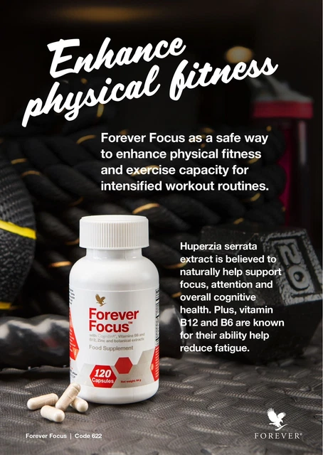 FOREVER FOCUS FOOD Supplement Stay sharp, stay focused £64.99 - PicClick UK