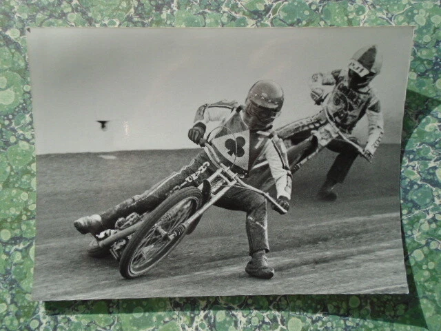 LARRY ROSS BELLE Vue Aces & New Zealand B/W Speedway Photograph 1983 ...