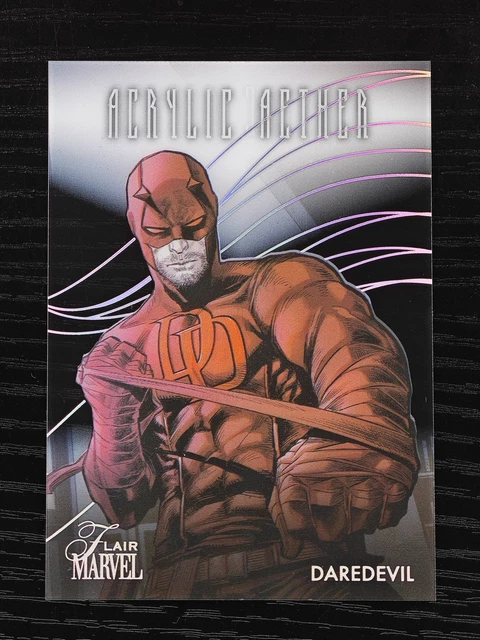 2023 FLEER MARVEL Flair Daredevil éther acrylique #AA8 XK1FZ 2 EUR 0,93 ...