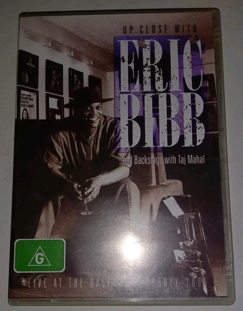 ERIC BIBB UP Close With Live At The Basement Sydney 2005 Rare OOP DVD ...