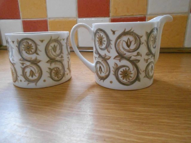 WEDGWOOD SUSIE COOPER Venetia Milk Jug and Sugar Basin $11.11 - PicClick CA