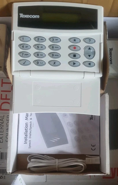 TEXECOM SPEECH AND Text Dialler CGC-0001 for Texecom Alarm Systems Rev ...