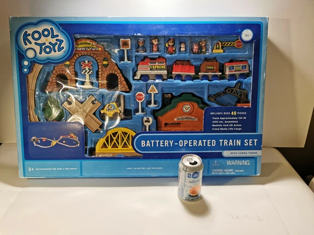 VINTAGE &KOOL TOYZ& Battery Operated Train Set "In The Original Box ...