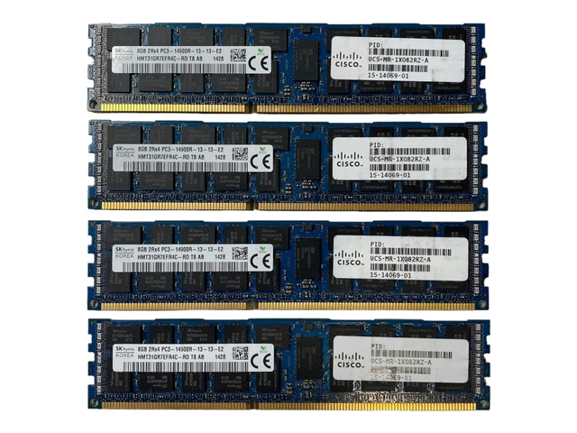 SK HYNIX RAM 8GB 2Rx4 PC3-14900R-13-13-E2 DDR3 1866 8 GB Desktop Memory ...