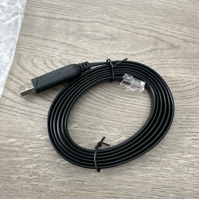 USB TO RJ45 Serial Console Cable, AWM 20251 VW-1 E331984 1.8m £5.32 ...