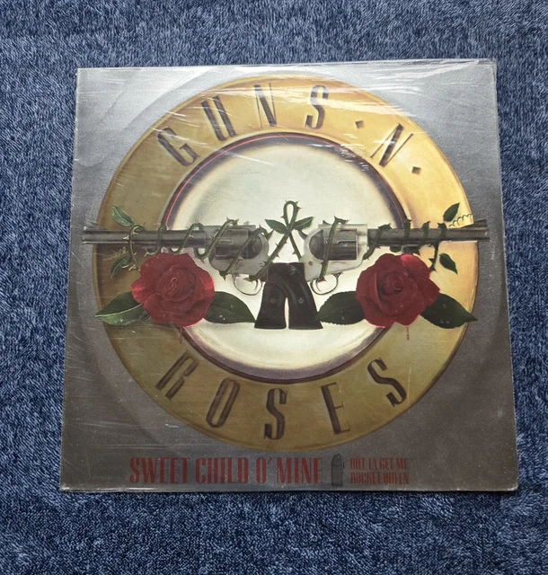 RARE GUNS N Roses - Sweet Child O Mine - 12" Hologram Single Vinyl LP ...