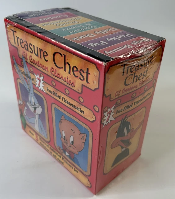 NEW FACTORY SEALED Treasure Chest Of Cartoon Classics 7 VHS Set Bugs ...
