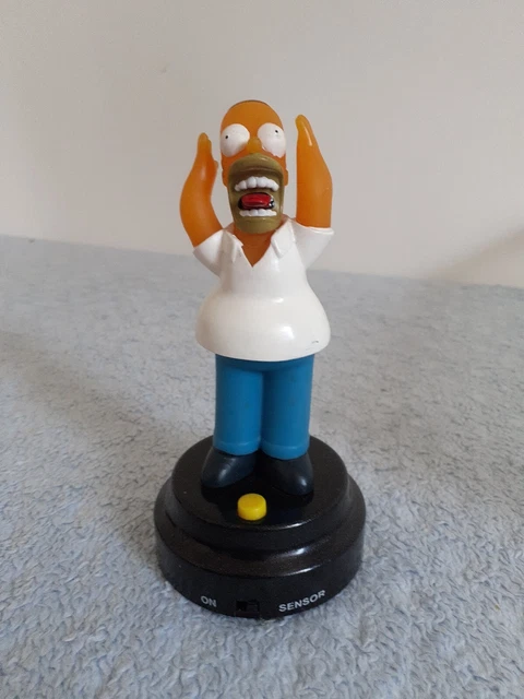 THE SIMPSONS HOMER DASHBOARD Talking FOX 6" 2007 .UNTESTED NOT SURE IF ...