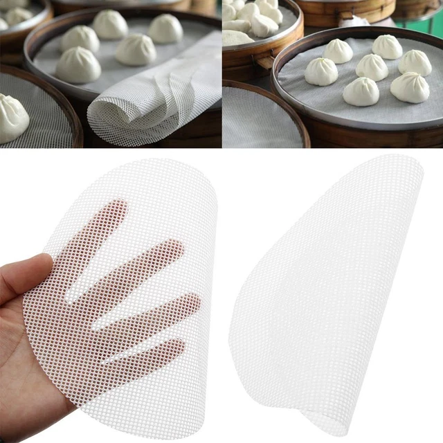 ACCESSORIES COOKWARE SILICONE Mat Dim Sum Paper Steamer Pad Cooking ...