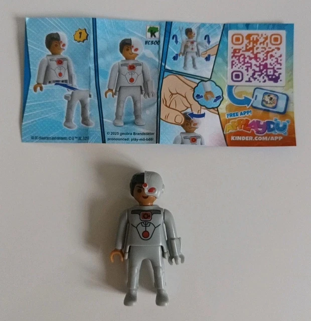 KINDER SURPRISE 2025/2026 DC Playmobil VC300 "Cyborg" avec BPZ EUR 0,95 ...