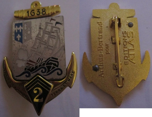 INSIGNE 2° RÉGIMENT d'Infanterie Coloniale, , ATLAS EUR 6,00 - PicClick FR